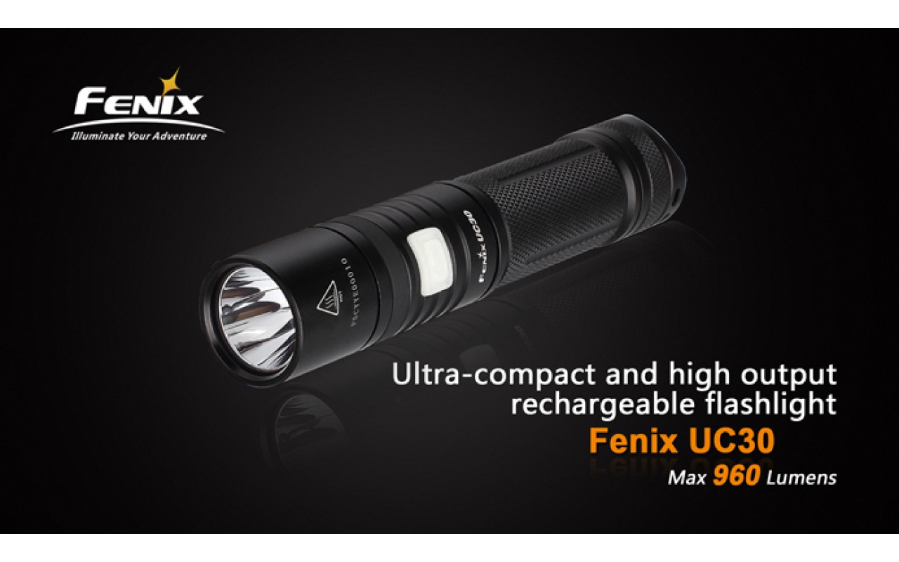 Fenix UC30 LED Flashlight, USB Rechargeable Flashlight - Fenix UC30 in India at Lightorati